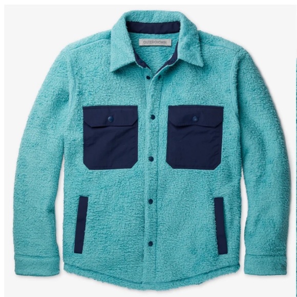 Outerknown | Jackets & Coats | Outerknown Sherpa Fleece Button Down ...